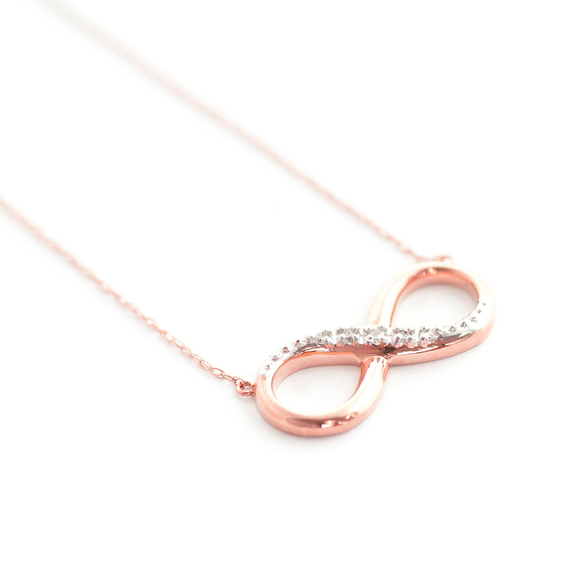 Galaxy Gold Products | Jewelry | 4k Solid Gold Infiniti Necklace With ...